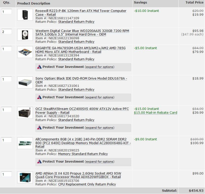 $500 build, need help | Overclock.net