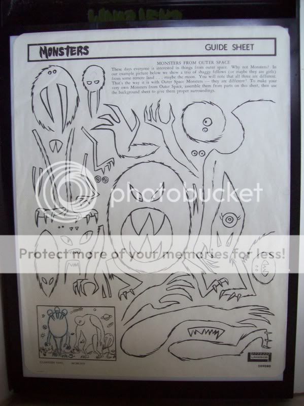 Lakeside Monster Electric Drawing set 1964
