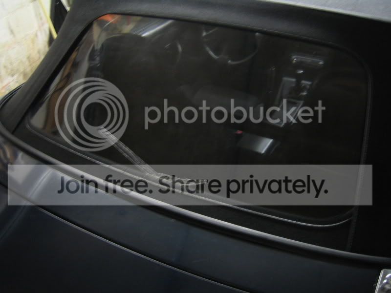 cracked plastic back window on 1995 Miata - MX-5 Miata Forum