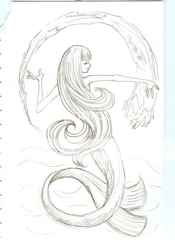 water element design- sketch | Threadless