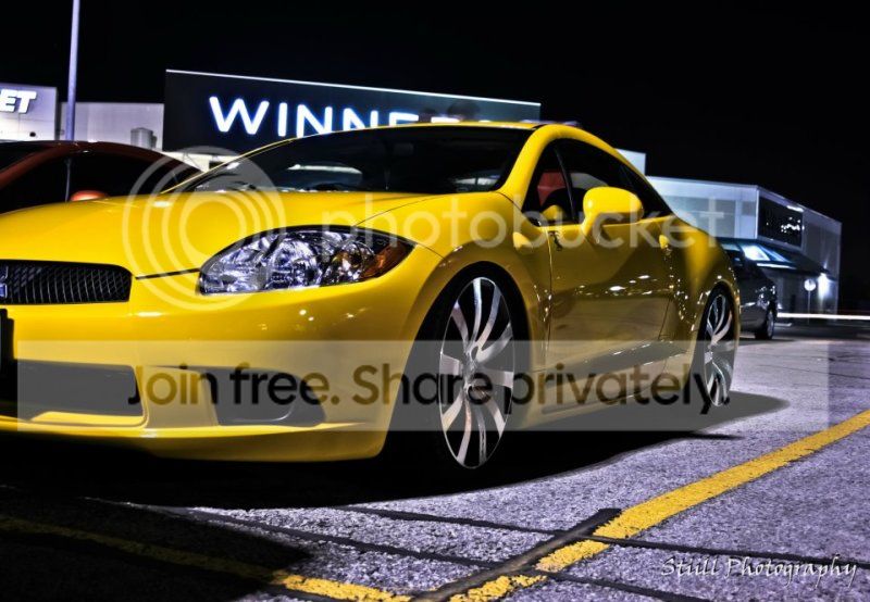 2009 eclipse gs (yellow) w/ pics | Mitsubishi Eclipse 4G Forums