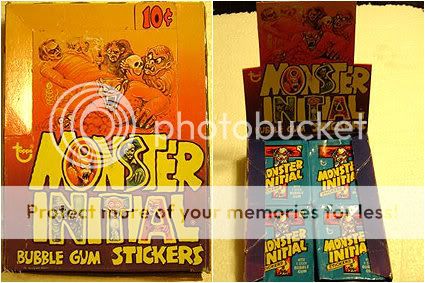 1974 Topps Monster Initial Cards