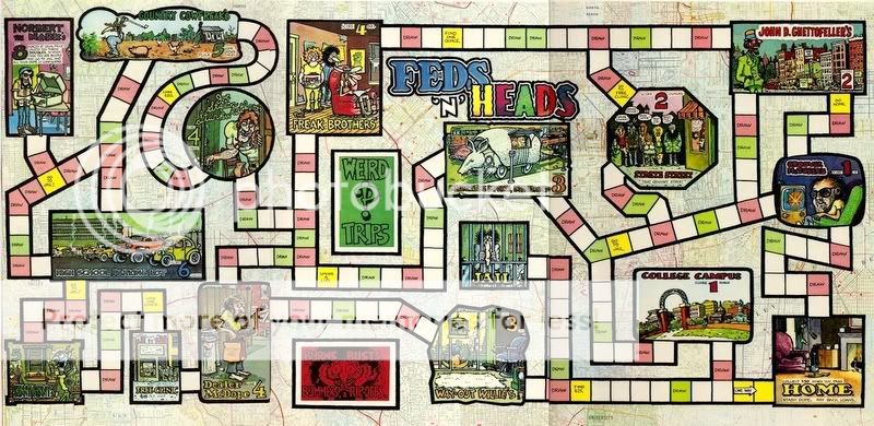 FABULOUS FURRY FREAK BROTHERS BOARDGAME RARE VINTAGE UG COMIX ...