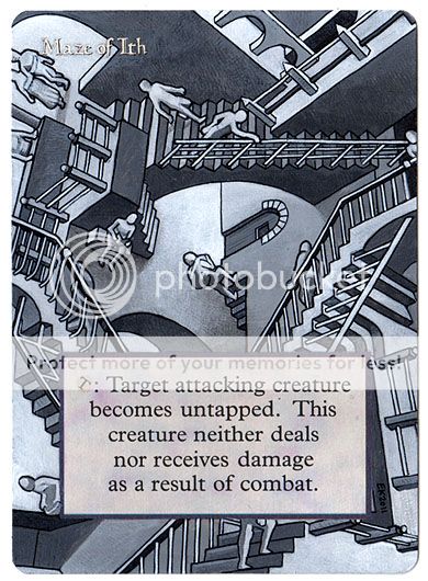 M. C. Escher Maze of Ith : r/magicTCG
