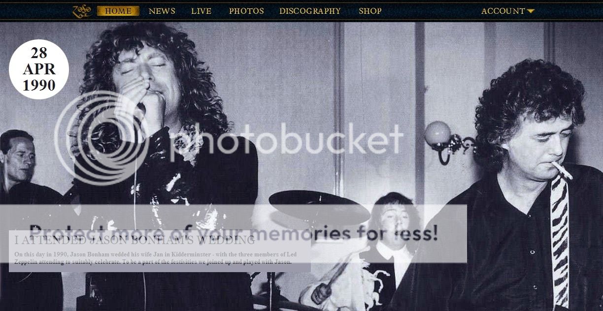 Jason Bonham wedding jam - Led Zeppelin Master Forum - Led Zeppelin ...